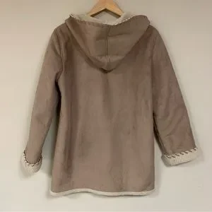 Utex | Jackets & Coats | Bohemian Vegan Suede Faux Shearling Sherpa ...